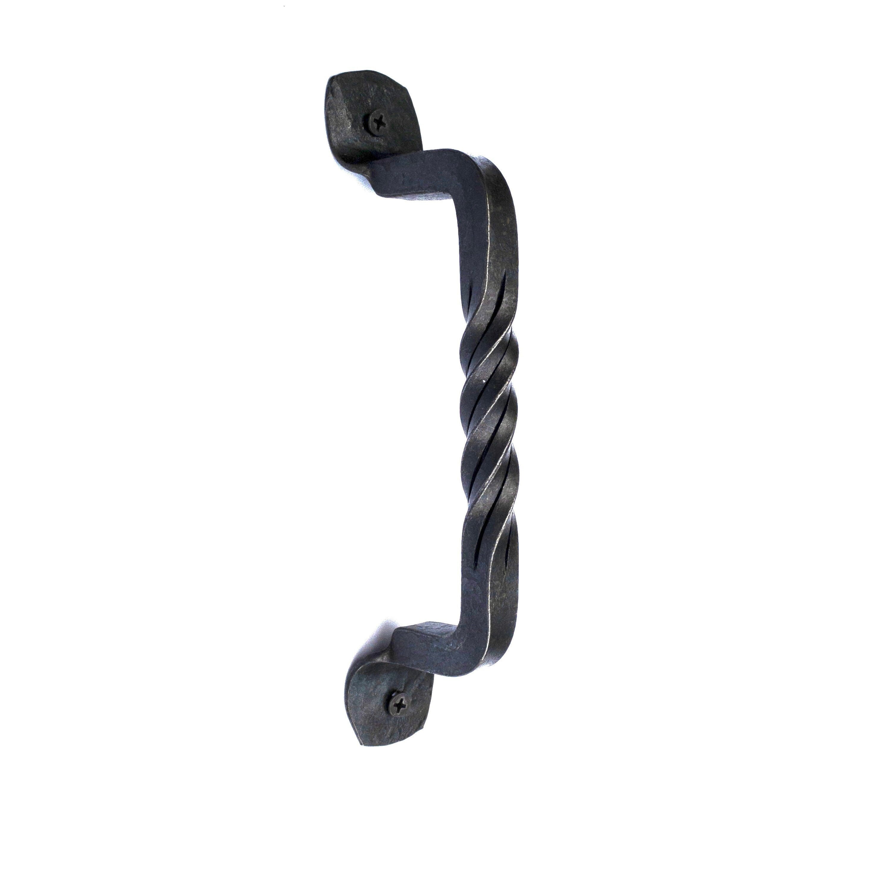 Hand Forged Door Pull Blacksmith Made Rope Twisted Iron - Etsy