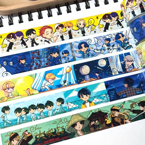 CUSTOMIZE Your BTS Washi Tape Sample Set - Etsy Canada