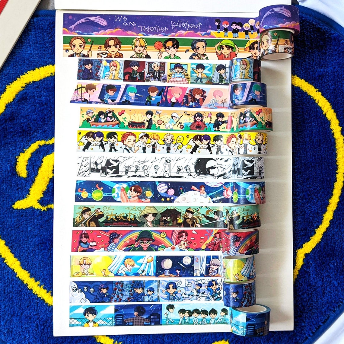 CUSTOMIZE Your BTS Washi Tape Sample Set - Etsy Canada
