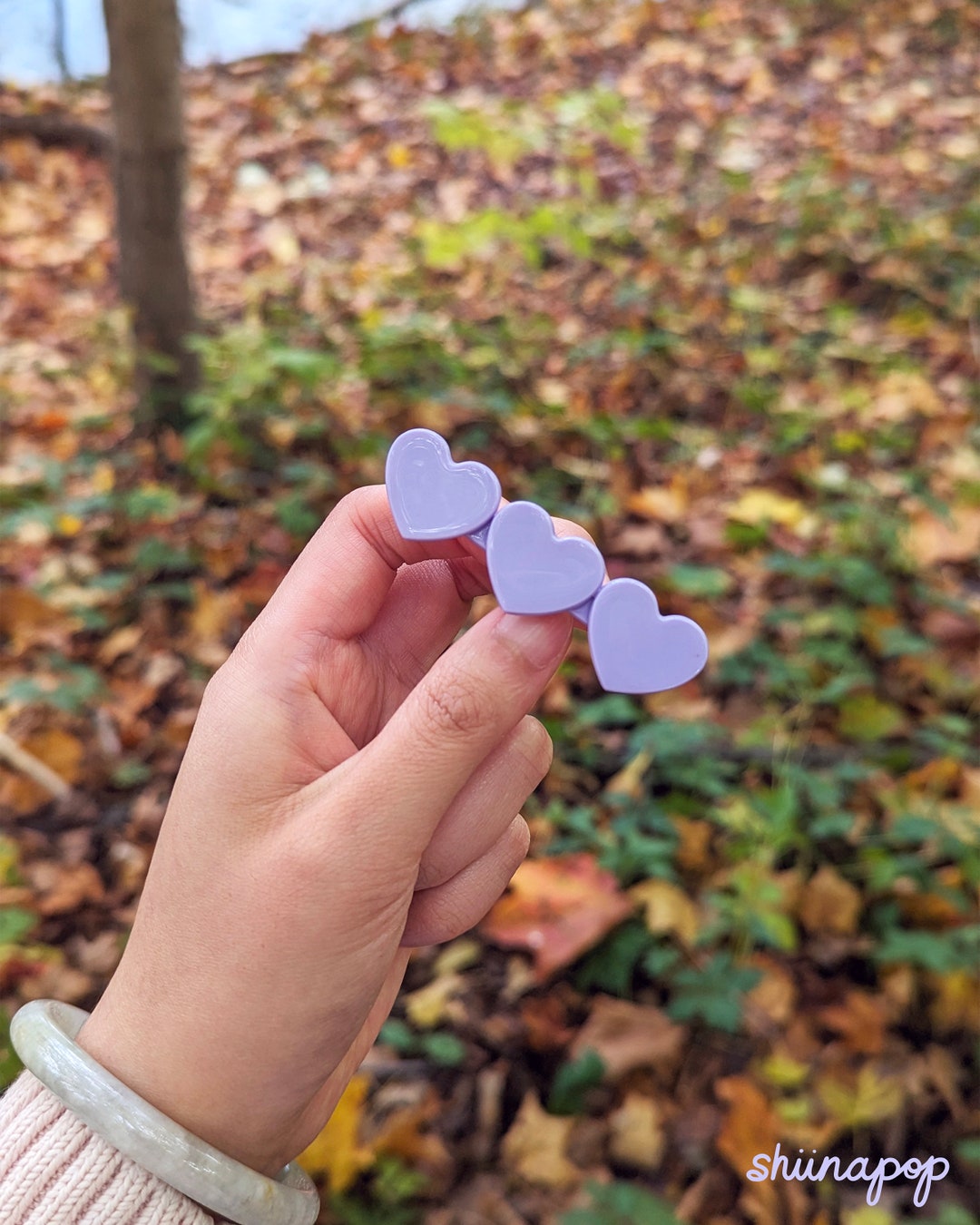 Purple Heart Hair Clip | Bts-inspired Hair Accessory - Etsy