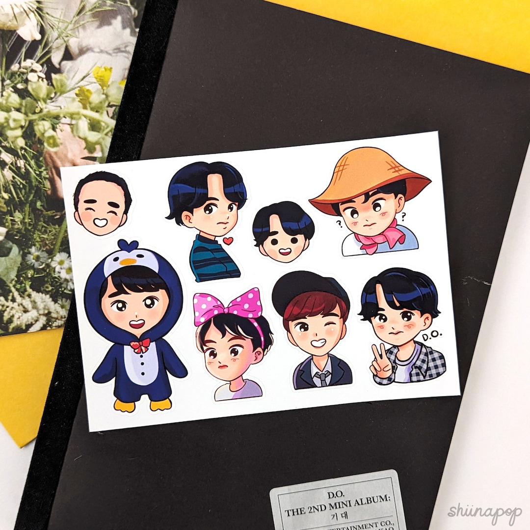 Kyungsoo Mini Sticker Sheet | EXO D.O. Stickers - Etsy