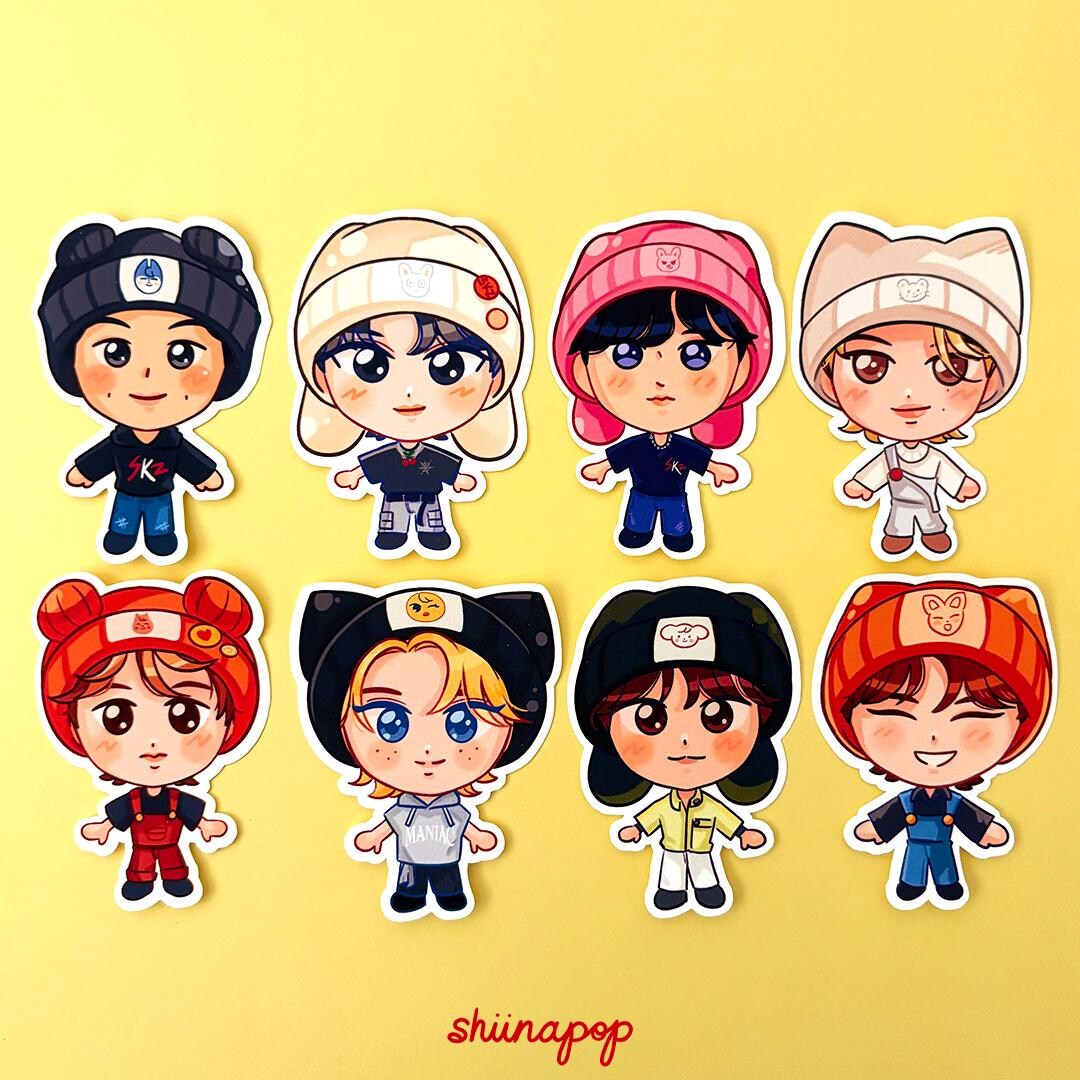 SKZ Beanies Sticker Set - Etsy