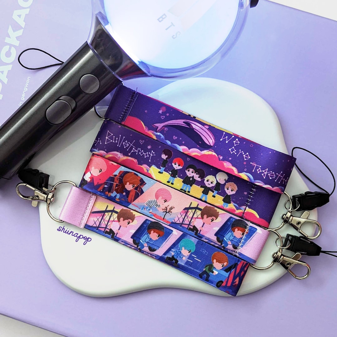 BTS Wrist Strap | We Are Bulletproof | ARMY Bomb Strap - Etsy