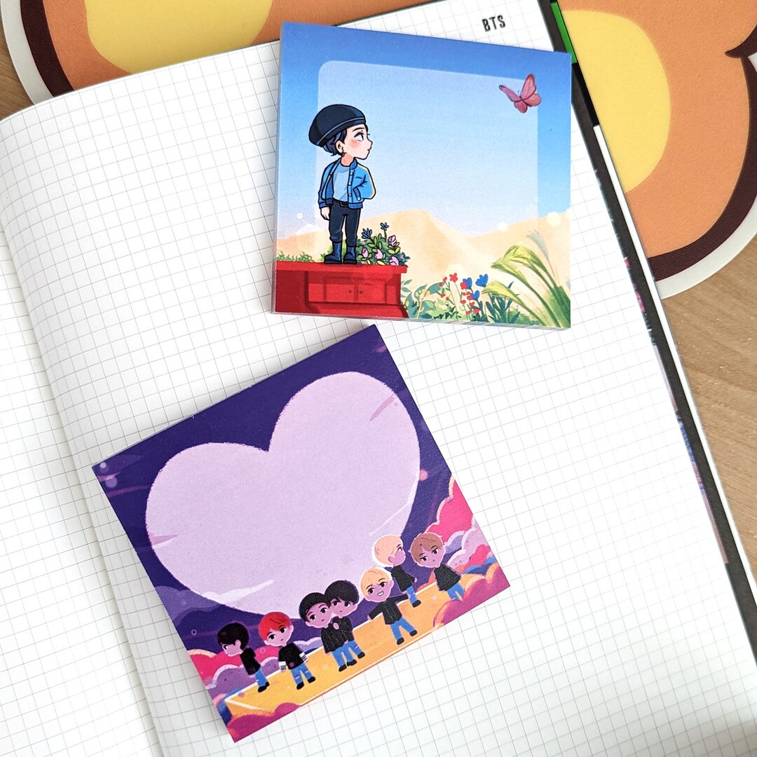 BTS Sticky Notes yet to Come Sticky Note We Are Bulletproof Sticky Note ...