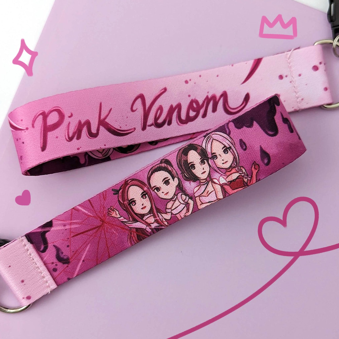 BLACK PINK BP Wrist Strap - Etsy