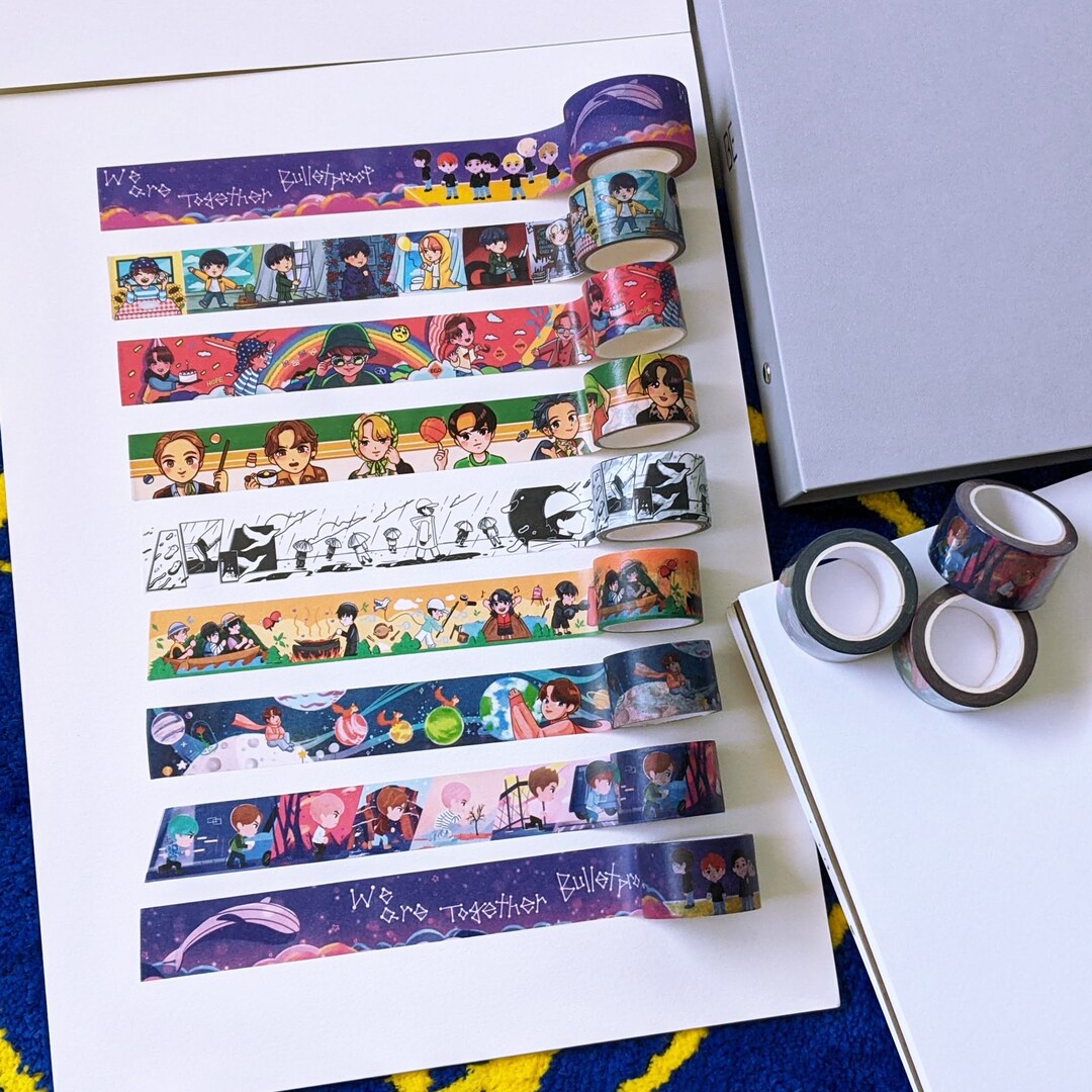 CUSTOMIZE Your BTS Washi Tape Sample Set - Etsy Canada