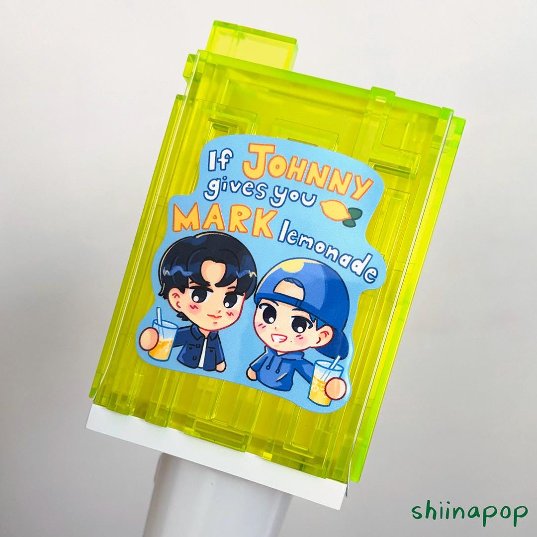Johnny Marky Lemonade Sticker | NCT 127 Sticker - Etsy