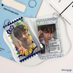 EXO Saranghaja Sprite Mini-pouch | EXO Photocard Holder - Etsy