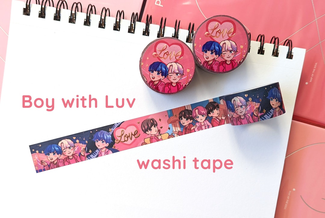 Boy With Luv Washi Tape - Etsy