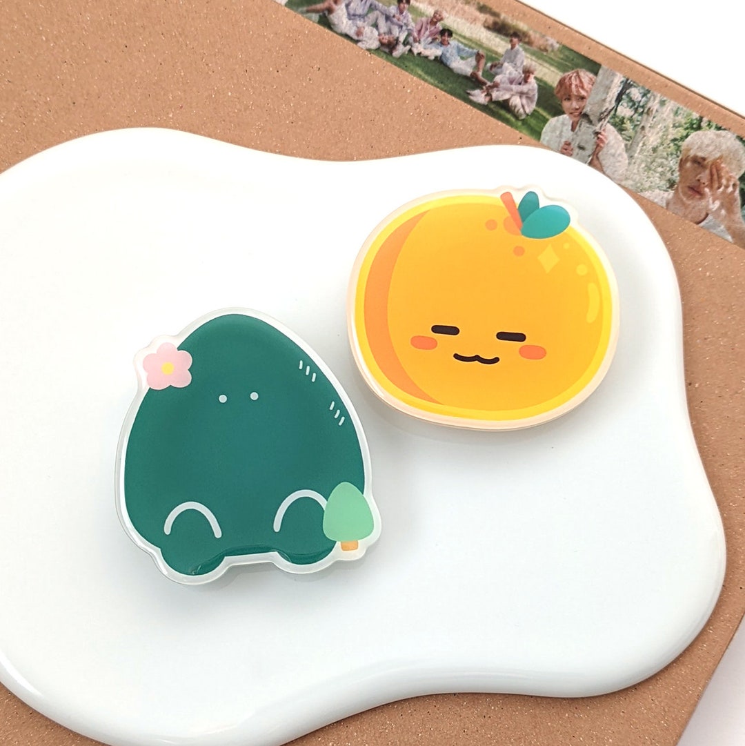 BTS Griptok in the Soop 'soopy' and Tangerine Yoongi Phone Grip - Etsy ...