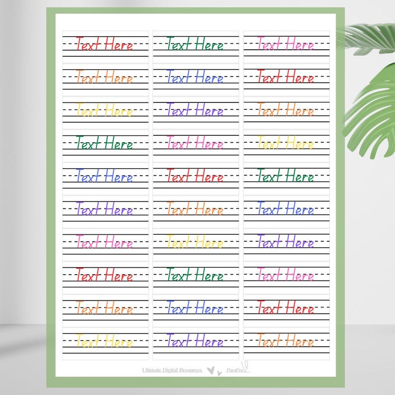 Editable Avery 5160 Label Templates | Teacher Name Tags & Classroom ...