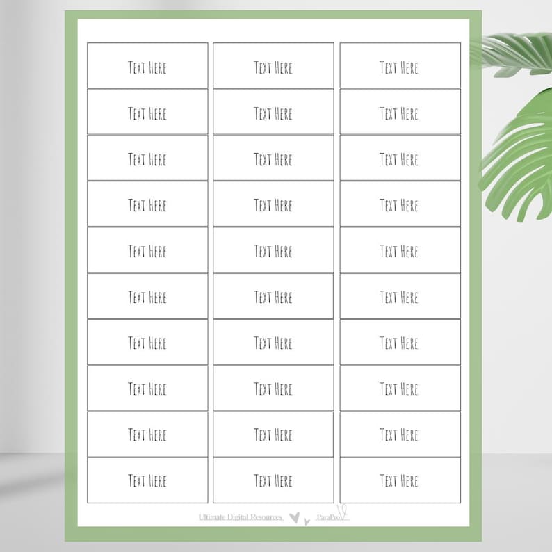 Editable Teacher Labels Canva Template | Avery 5160 Labels | Classroom ...