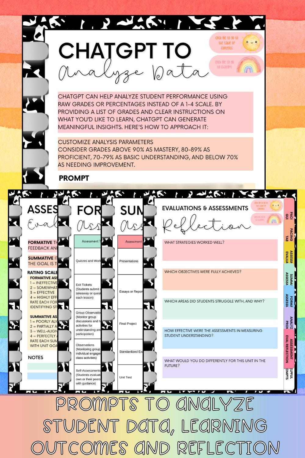 AI Teacher Planner Canva Template Customizable Lesson Plan Organizer ...