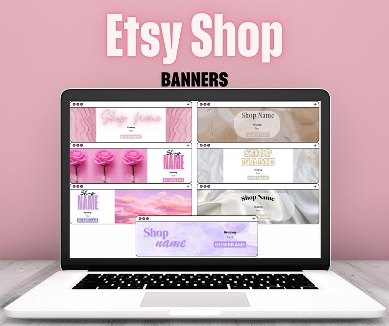 Etsy Shop Banners Canva Template Editable & Customizable for Your ...