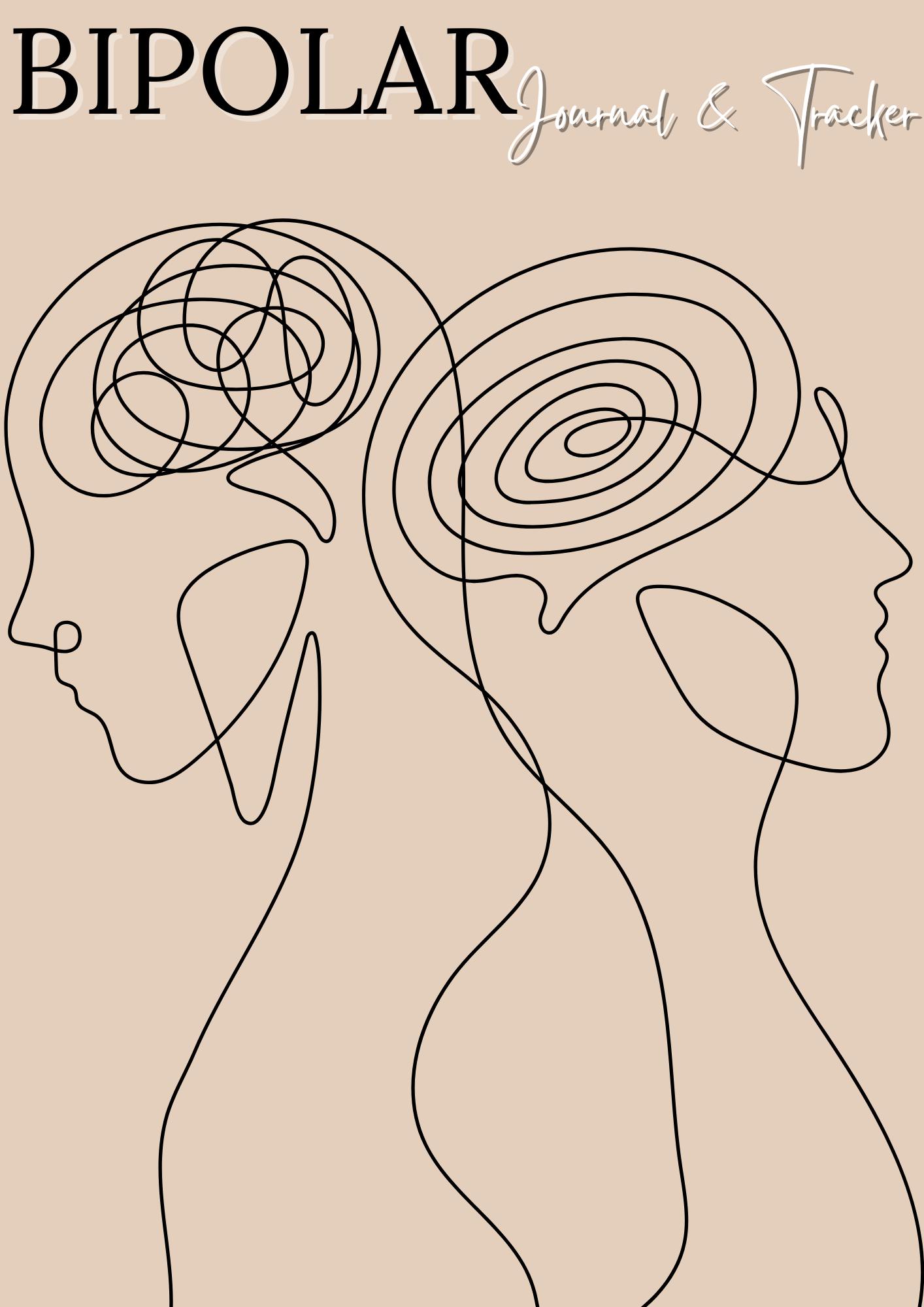 Bipolar Mood Tracker Printable Digital | 4-page Mental Health Tracker ...