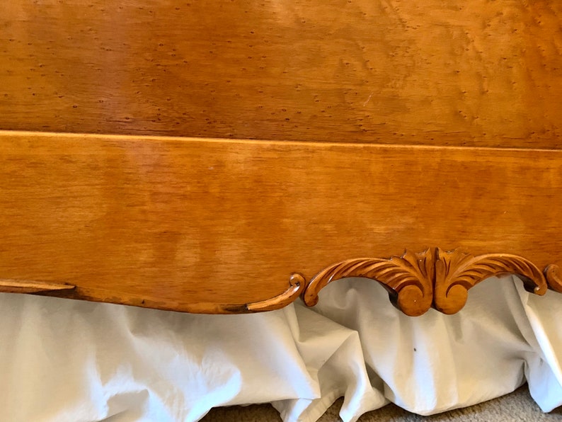 Antique Birds Eye Maple Queen Size Bed Frame - Etsy