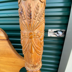 King Size Four 4 Poster British Colonial Rice Bed Frame French Country ...