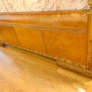 Four Poster Antique Queen Size Waterfall Bed Frame - Etsy