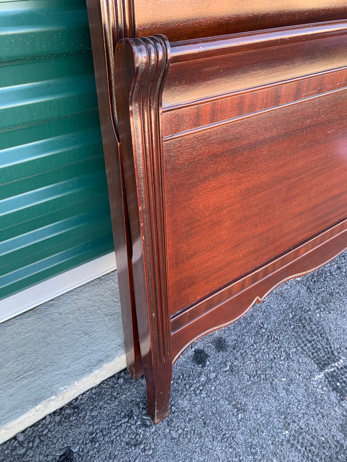 Vintage Twin Size Mahogany Bed Frame 40s 30s - Etsy