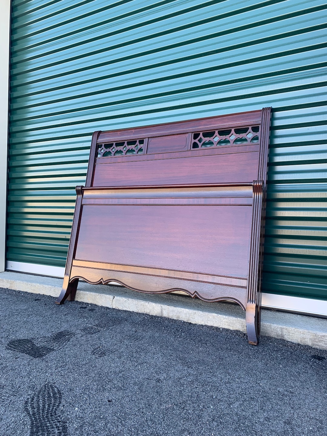 Vintage Twin Size Mahogany Bed Frame 40s 30s - Etsy