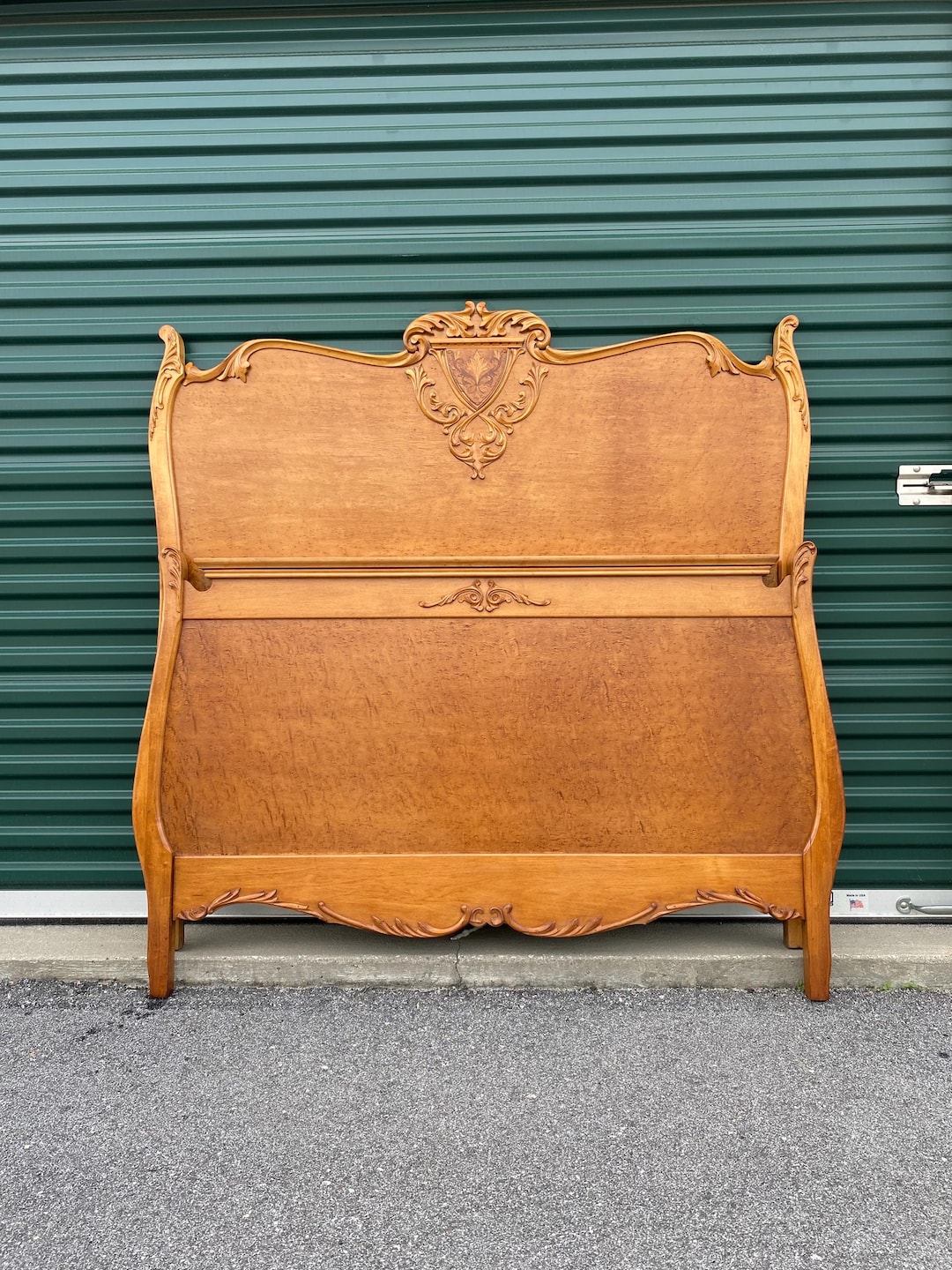 Rare Antique Queen Size Birds Eye Maple Bed Frame - Etsy