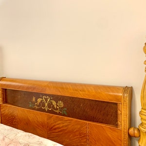 Four Poster Antique Queen Size Waterfall Bed Frame - Etsy