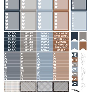 Printable "hunters" Planner Sticker Kit - Etsy