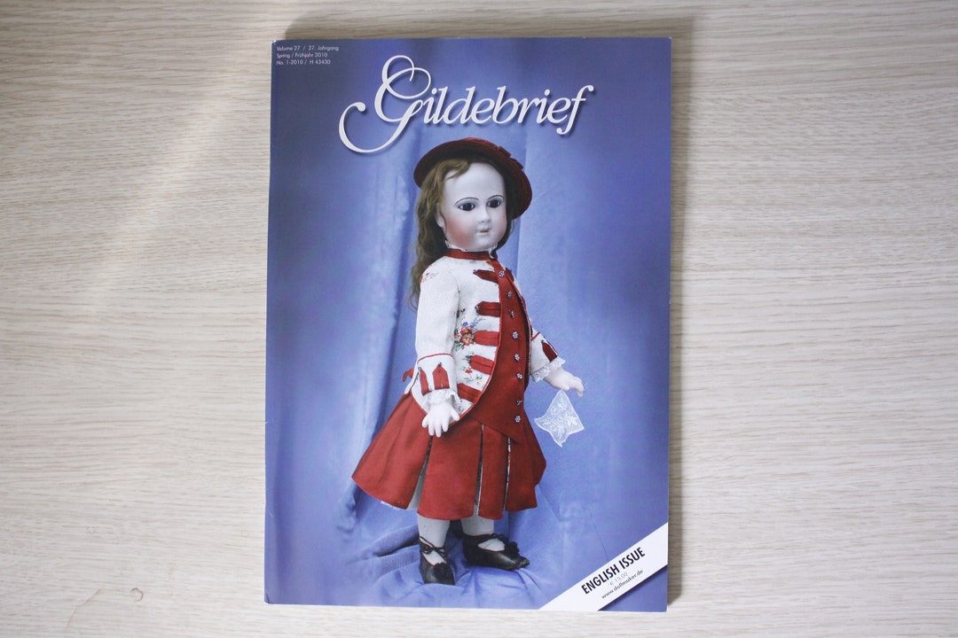 GILDEBRIEF Dollmaking Magazine English Issue 1-2010 / Spring - Etsy