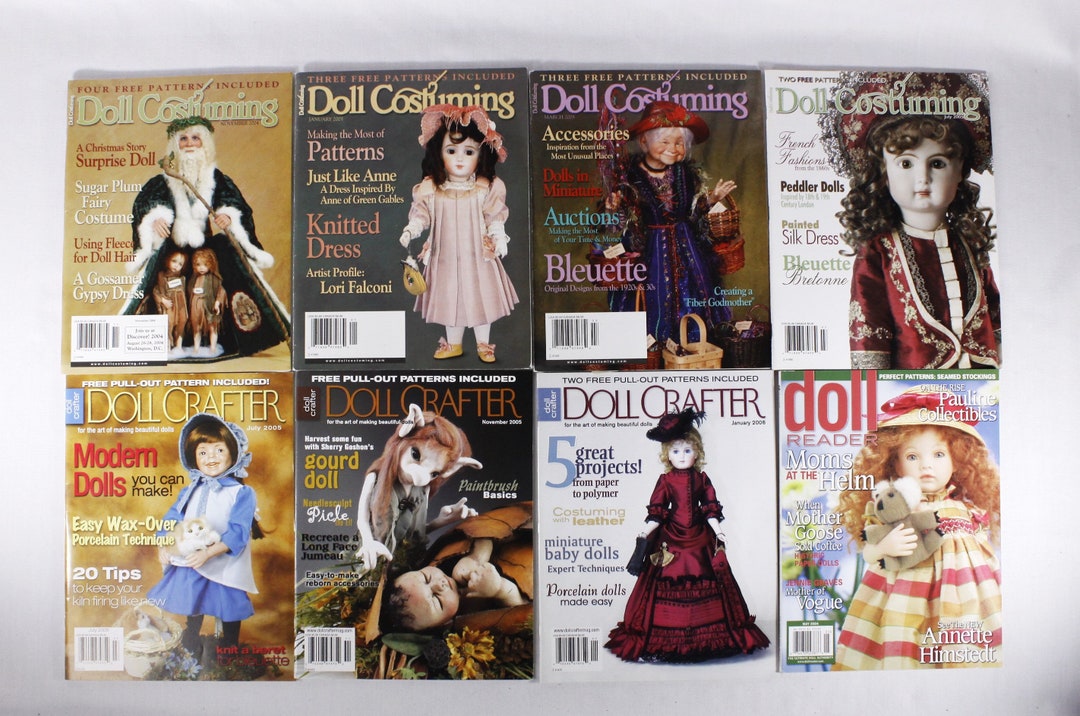Doll Making Magazine Lot, Costuming & Crafting Inspiration - Etsy