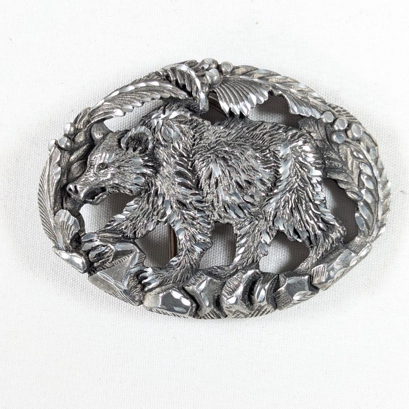 Bear Belt Buckle - Etsy