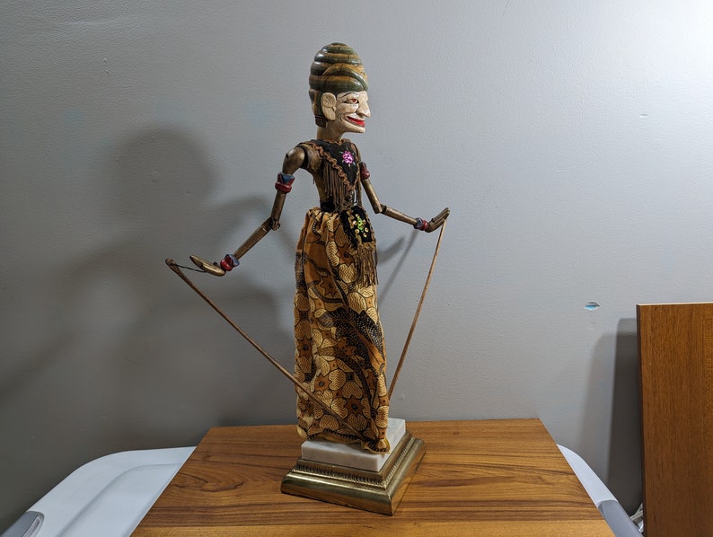 Vintage 19" Wayang Golek Rod Puppet, Jayadratha , Indonesian Sudanese ...