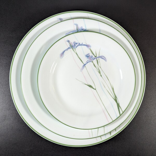 Iris Plates - Etsy