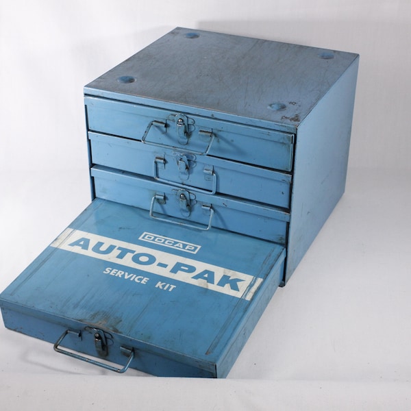 Vintage Metal Partitioned Box - Etsy