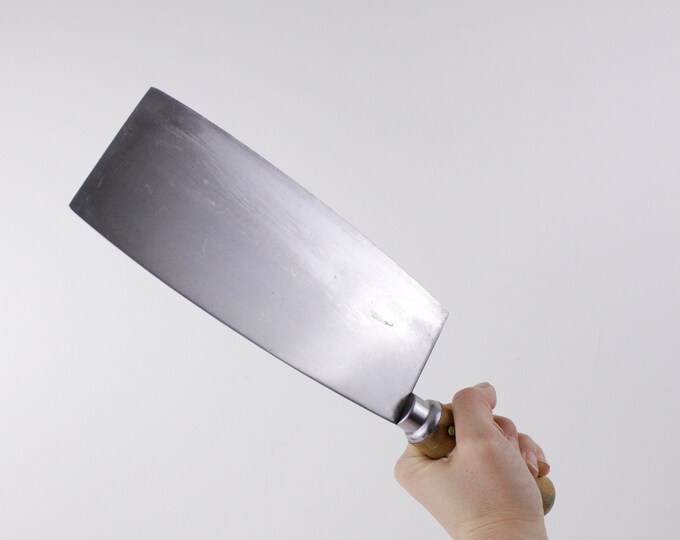 Frontier Forge Meat Cleaver, Vintage Butcher Blade 8” - Etsy