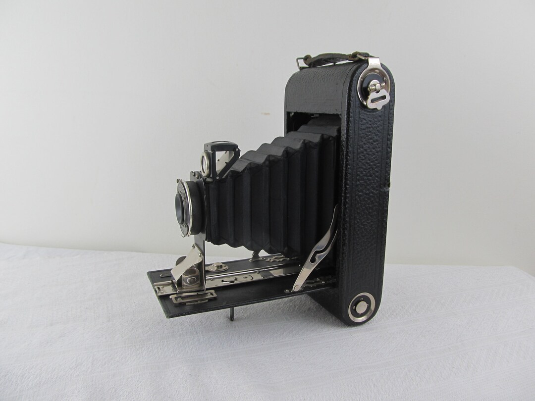 Vintage Seneca Trio Folding Scout 3A Bellows Camera, Antique Film ...