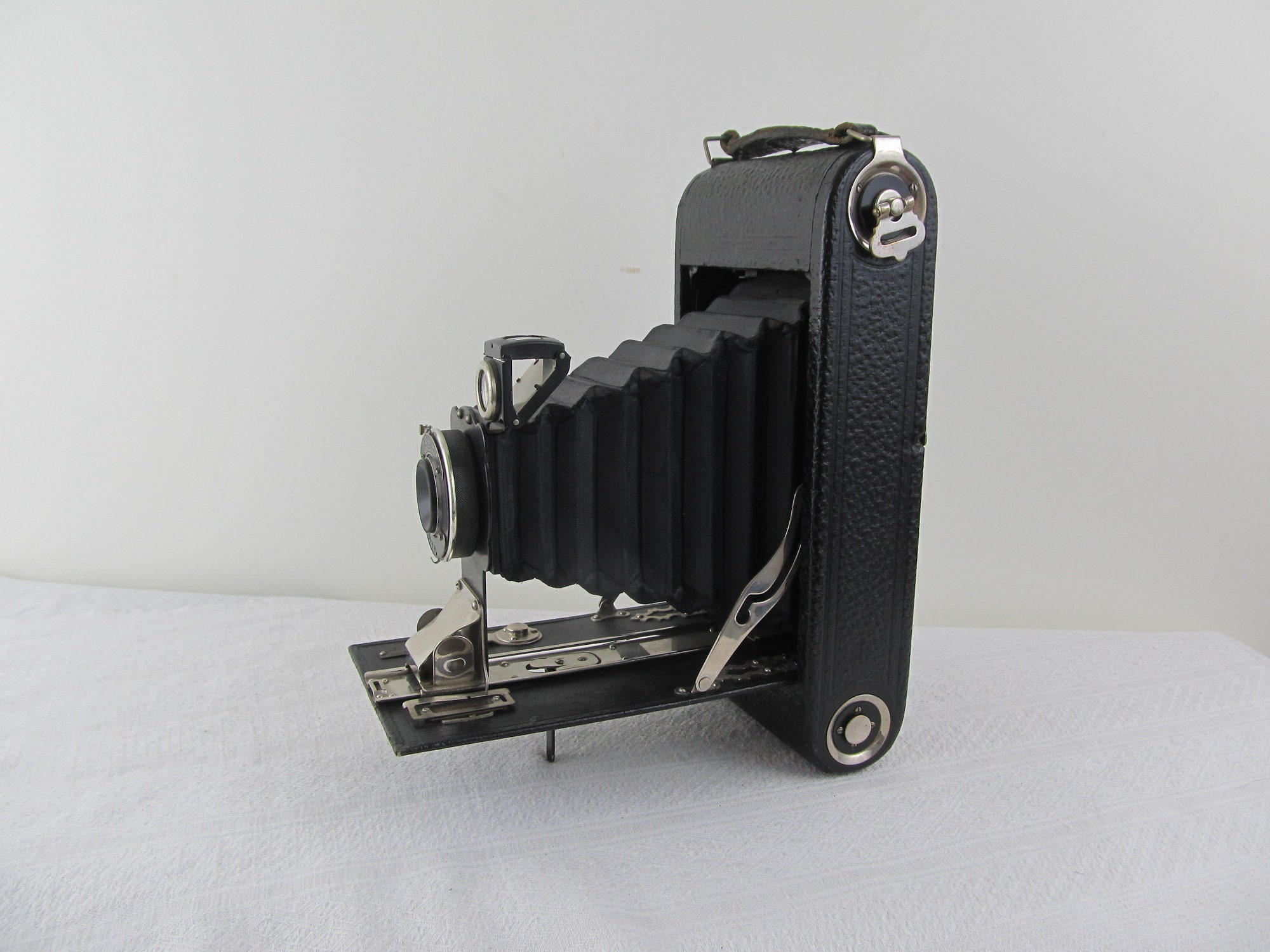 Vintage Seneca Trio Folding Scout 3A Bellows Camera, Antique Film ...