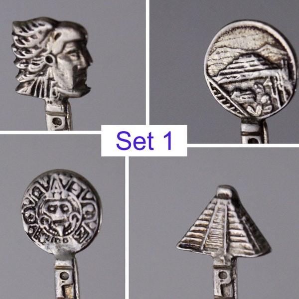 Mexico Silver Souvenir Spoons - Etsy