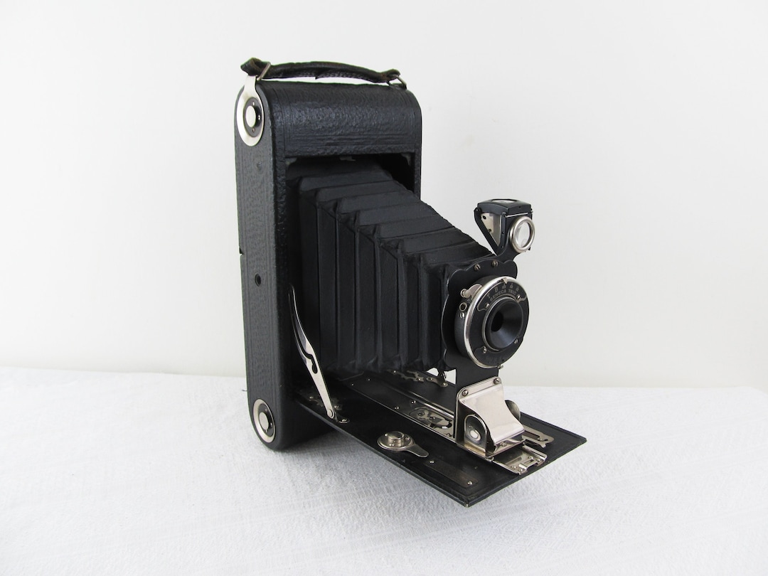 Vintage Seneca Trio Folding Scout 3A Bellows Camera, Antique Film ...