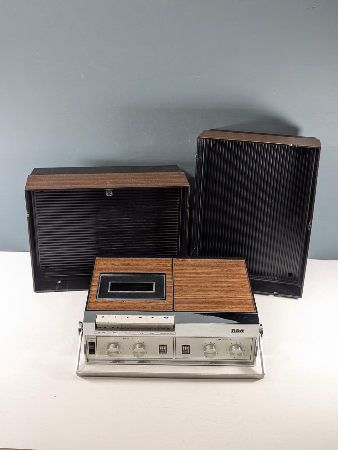 RCA Solid State Cassette Recorder Model YZD-560W + 2 Speakers - Etsy