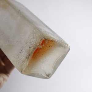 1933 Embossed ESCO Embalming Fluid Bottle, Canadian Distinctive Embalming Collectible Art Deco ...