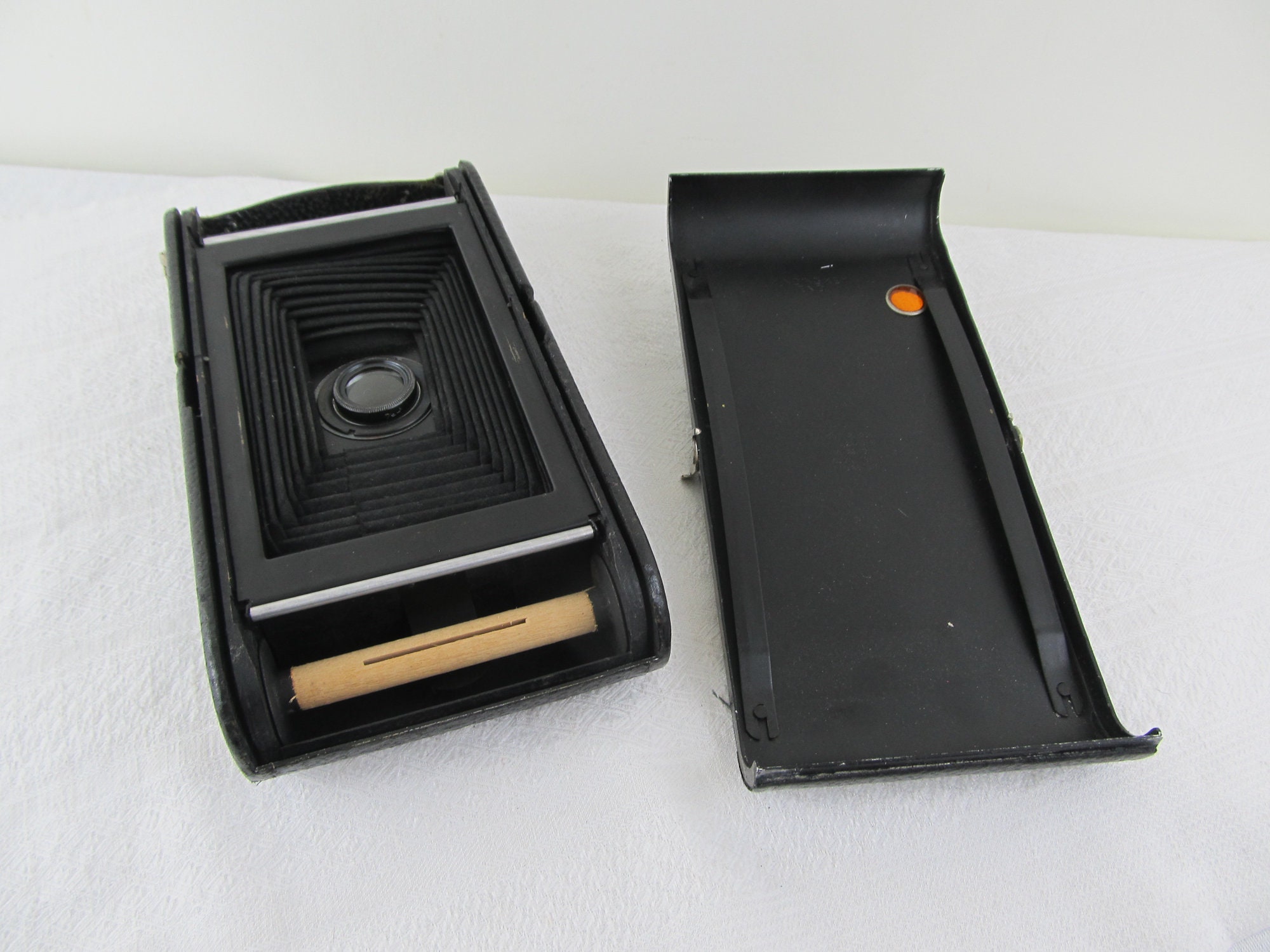 Vintage Seneca Trio Folding Scout 3A Bellows Camera, Antique Film ...