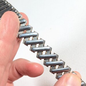 Vintage BRETTON Gold Tone Expansion Watch Strap 16mm Wide, Scissor-link ...