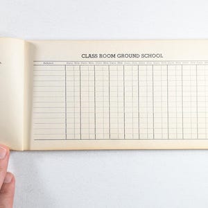 1961 Pilot Log Partially Used, Vintage Flying Logbook for Crafts ...
