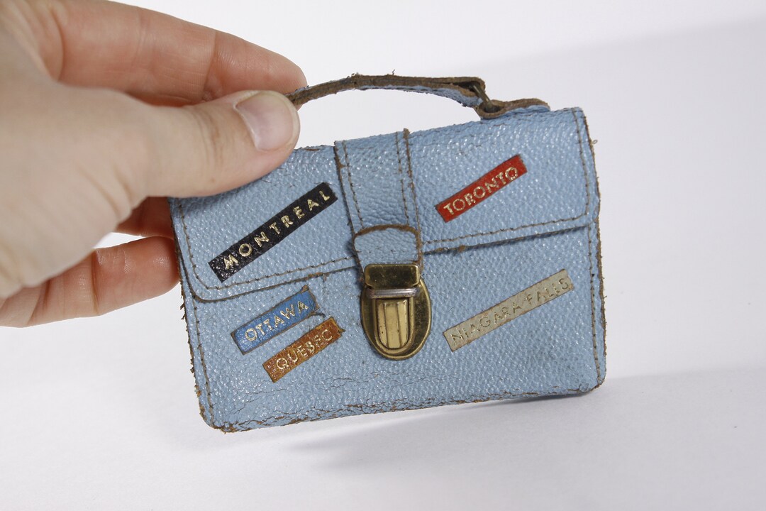 Vintage Canadian Tourist Wallet Attache Montreal - Etsy