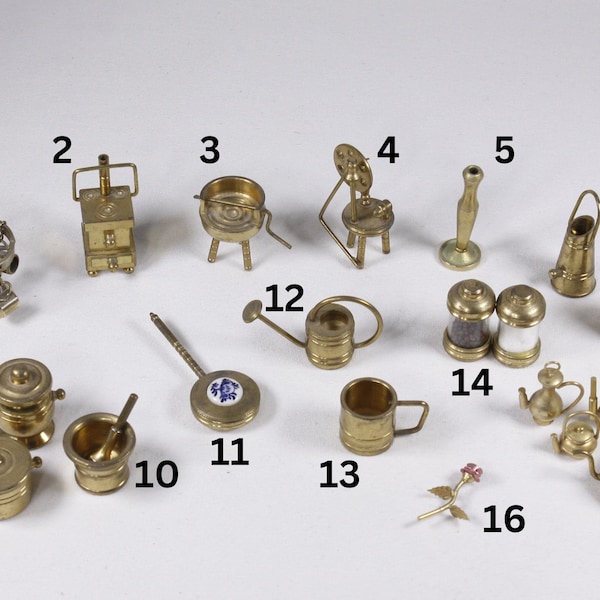 Brass Miniatures - Etsy