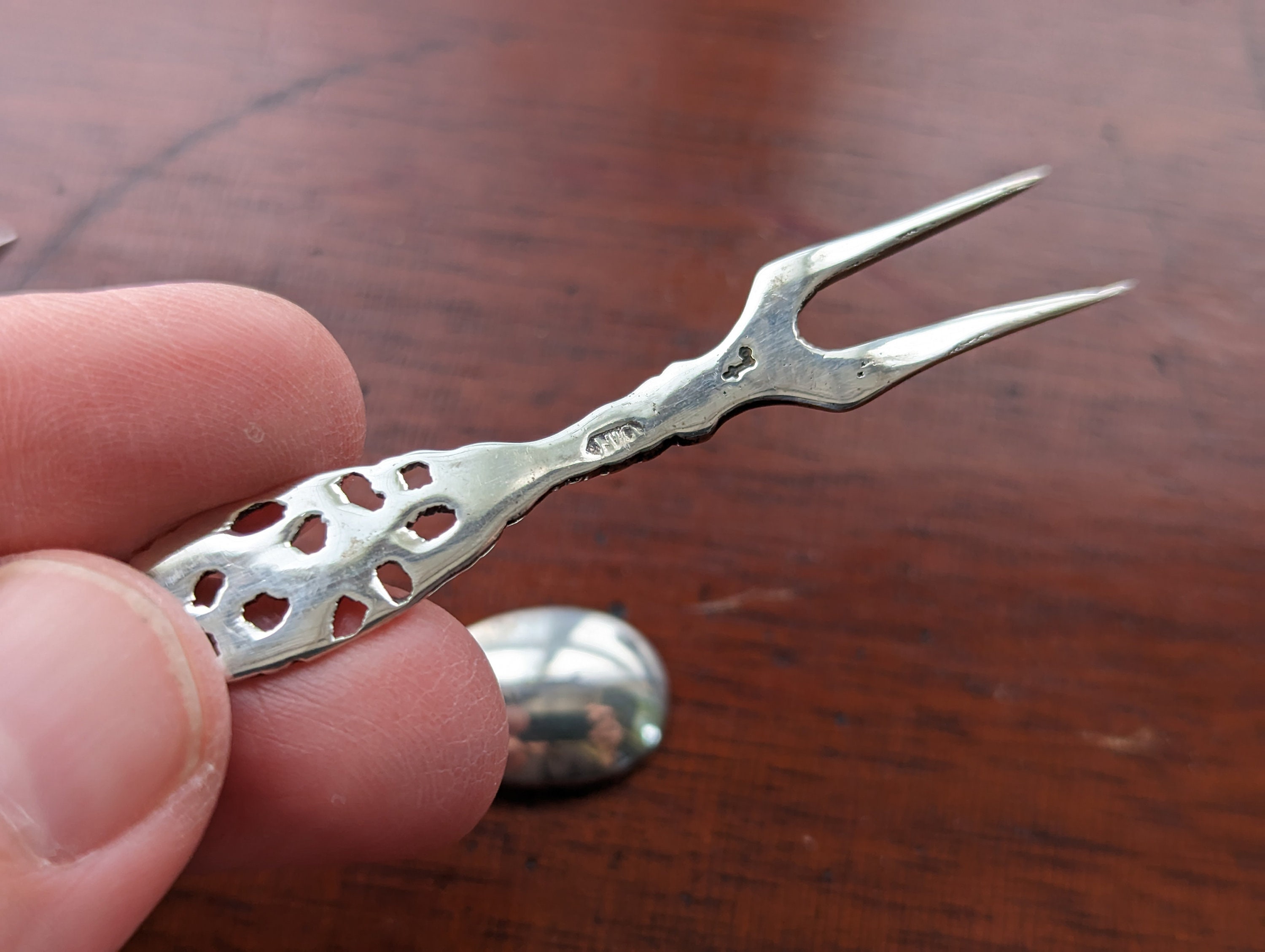 Antique Dutch Silver Miniature Snuff Spoons and Pickle Forks - Etsy