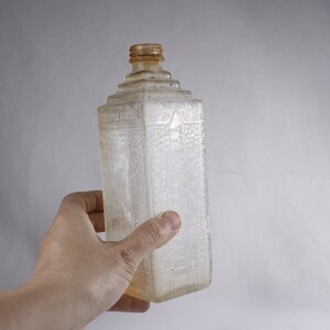 1933 Embossed ESCO Embalming Fluid Bottle, Canadian Distinctive Embalming Collectible Art Deco ...