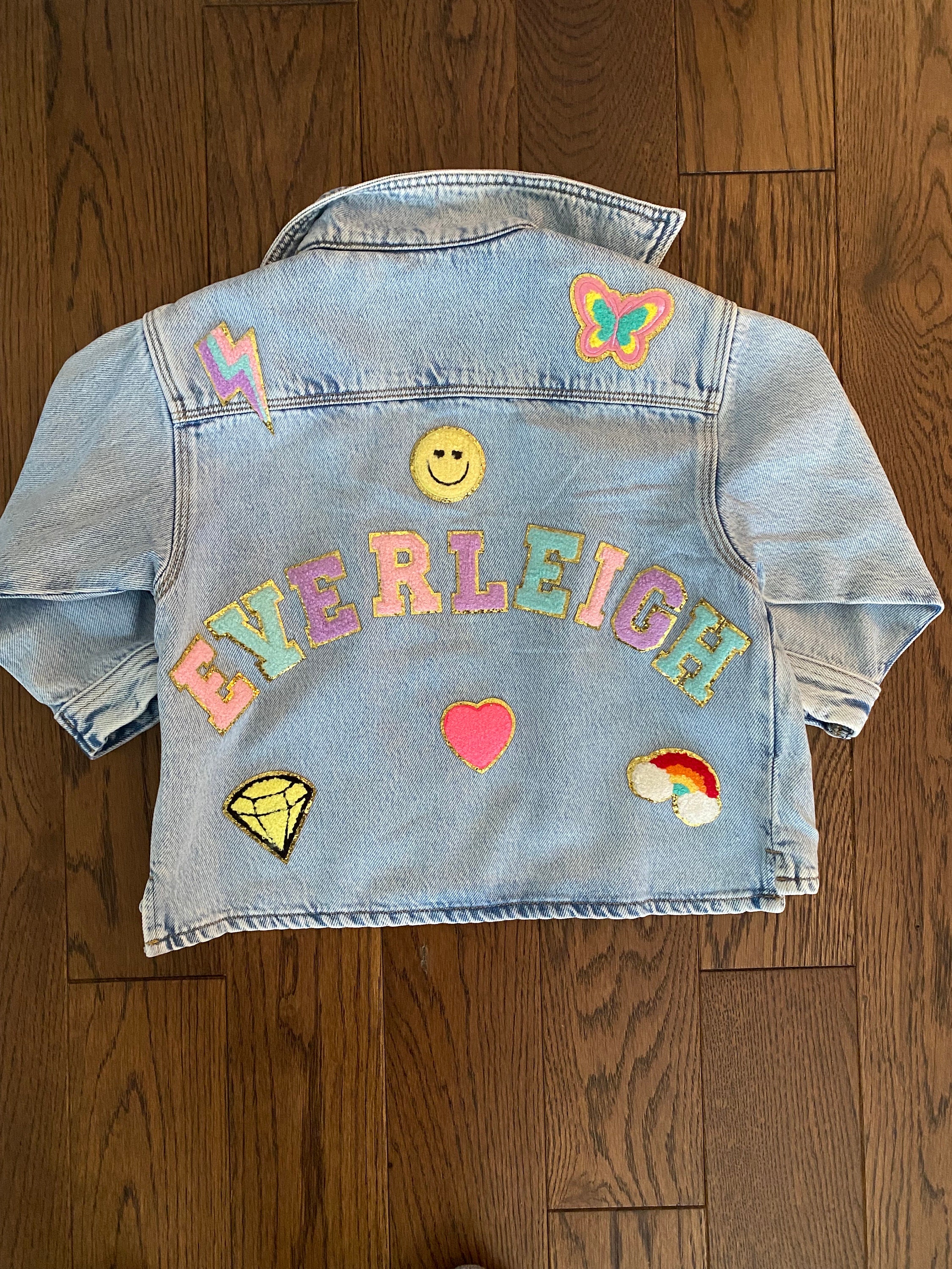 Personalized Jean Jacket for Girls - Etsy