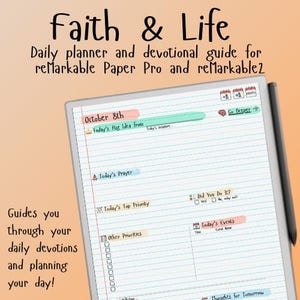 Remarkable Template Daily Devotional - Etsy