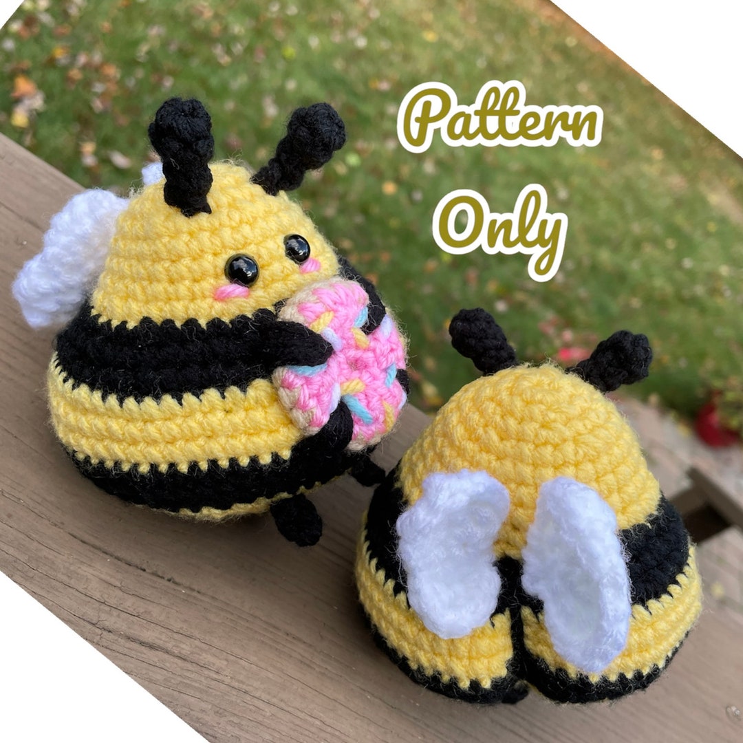 Chubby Bee With a Sweet Bee-hind Crochet Pattern - Etsy